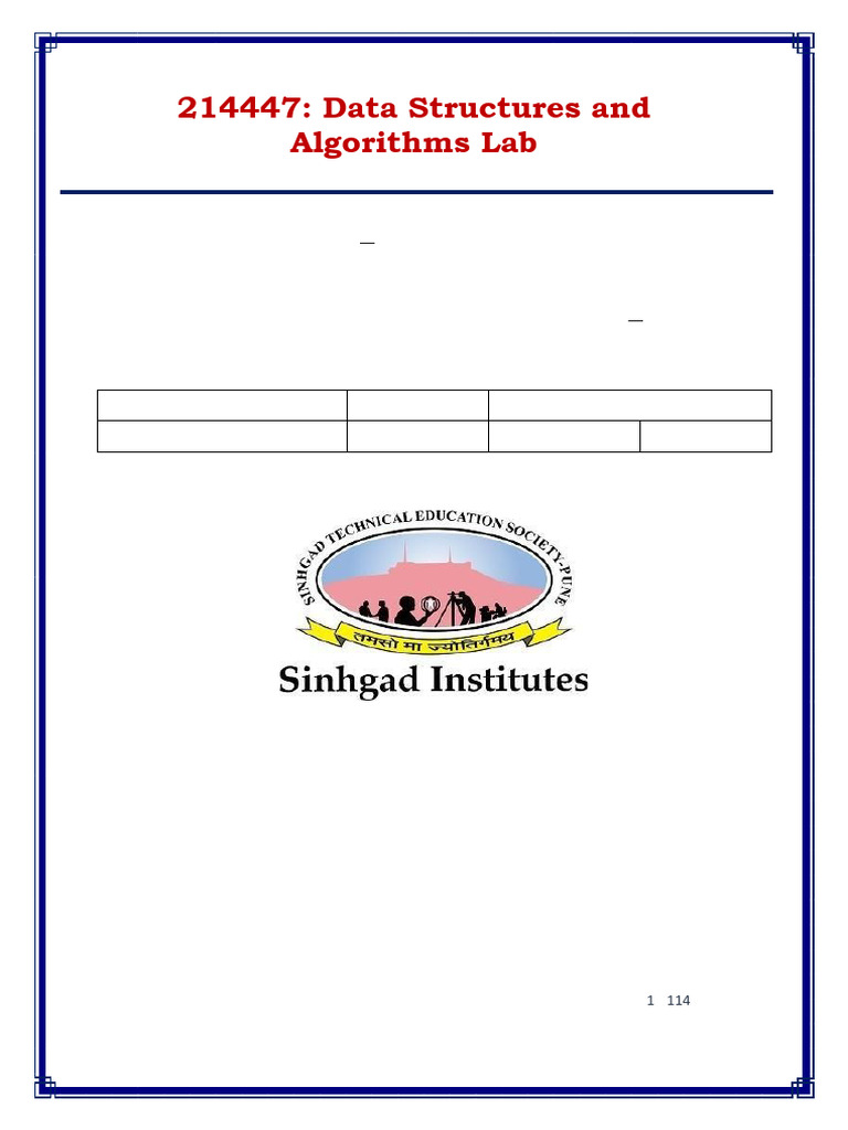 DSA Lab Manual2024_25 | PDF