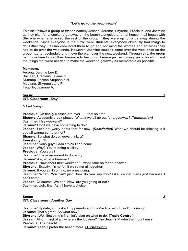 Oral Comm Script | PDF