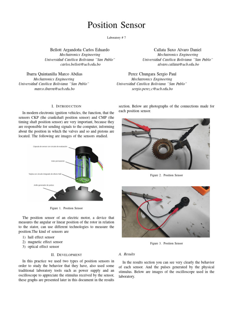 Autotronics Laboratory 7 | PDF
