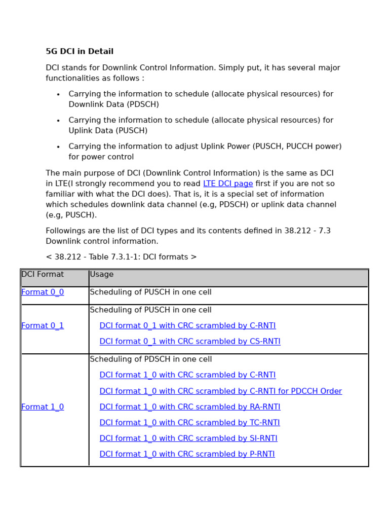 5G DCI | PDF