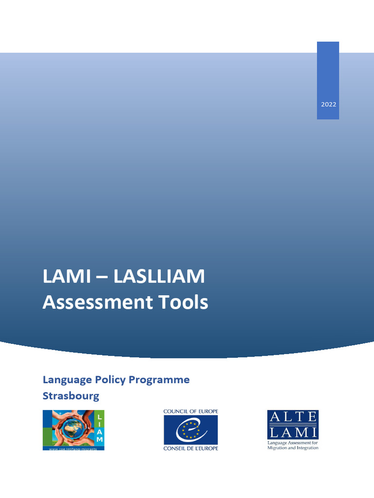 LAMI LASLLIAM Assessment Tools LLAT | PDF