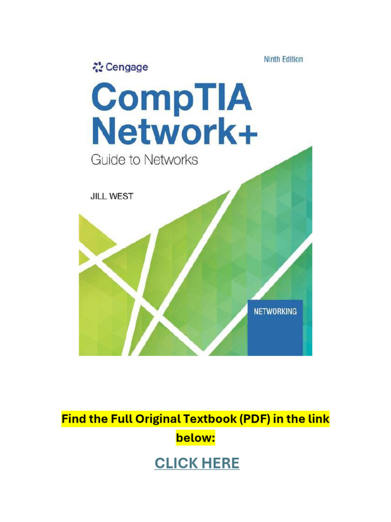 CompTIA Network+ Guide To Networks 9th Edition Textbook | PDF | Computer Network | Computer Security