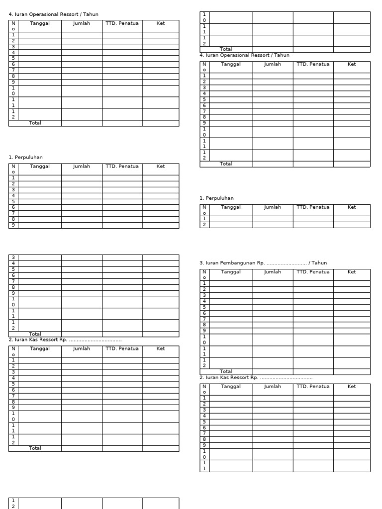 Buku Iuran GKPPD | PDF