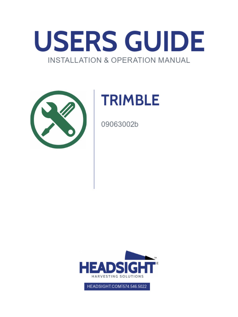 09063002b Trimble Users Guide 0 | PDF