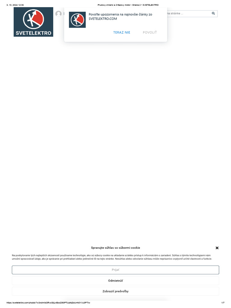 Prudovy Chranic A 3-Fazovy Motor - Strana 2 - SVETELEKTRO | PDF