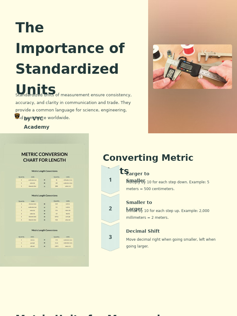 Inte Science Week 2-The-Importance-of-Standardized-Units | PDF