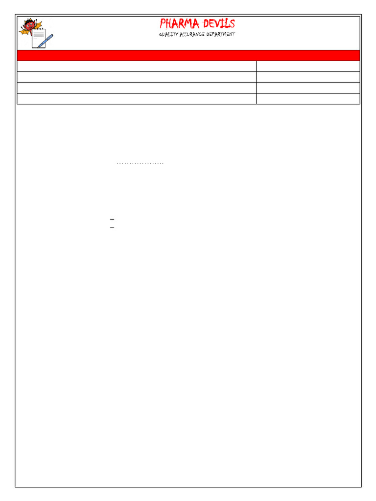 SOP For Sampling Procedure For Withdrawal of Stability Samples | PDF