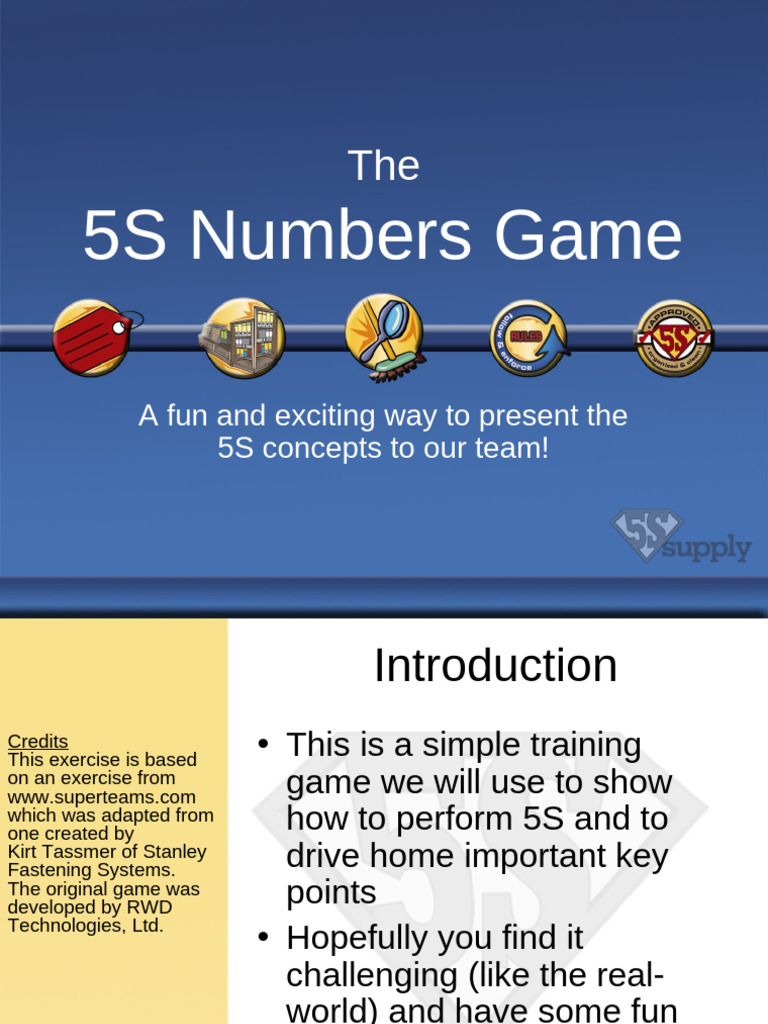 03b 5S Numbers Game | PDF