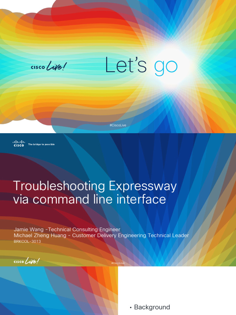 Troubleshooting Expressway Via Command Line - BRKCOL-3013 | PDF