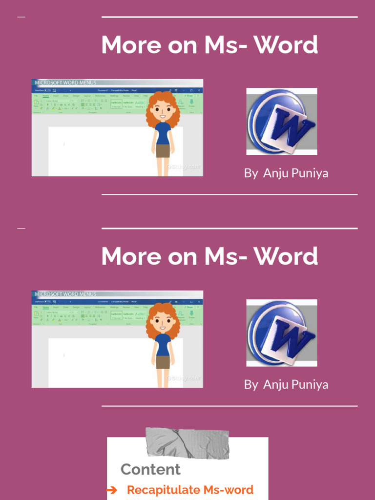 Class 5 Chap-2 | PDF | Microsoft Word | Career & Growth