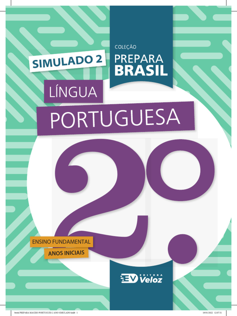 Simulado 2 - 2 Ano LP - Caderno Do Aluno | PDF