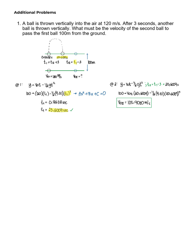 08b Additional Problems | PDF