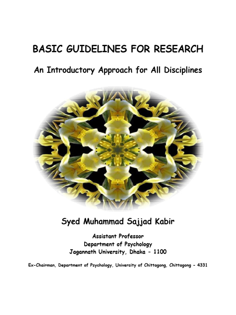 Basic Guidelines for Research | PDF