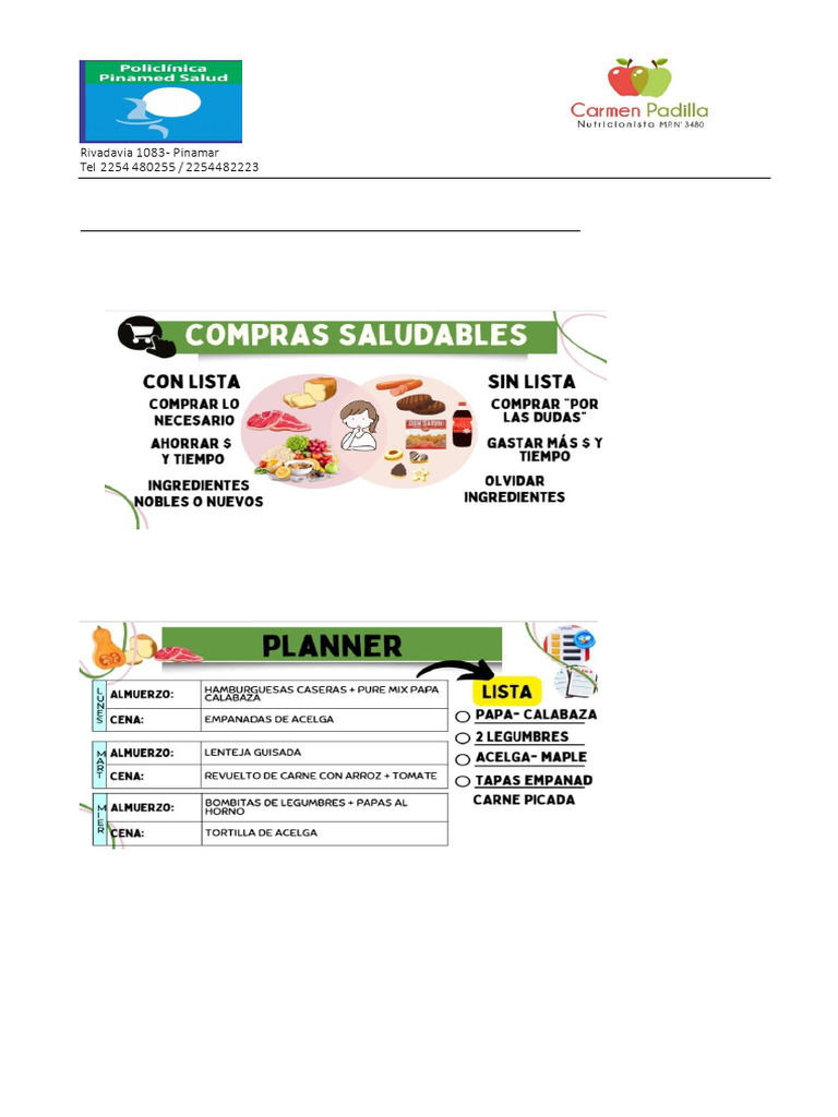TIPS DE ALIMENTACION SALUDABLE | PDF