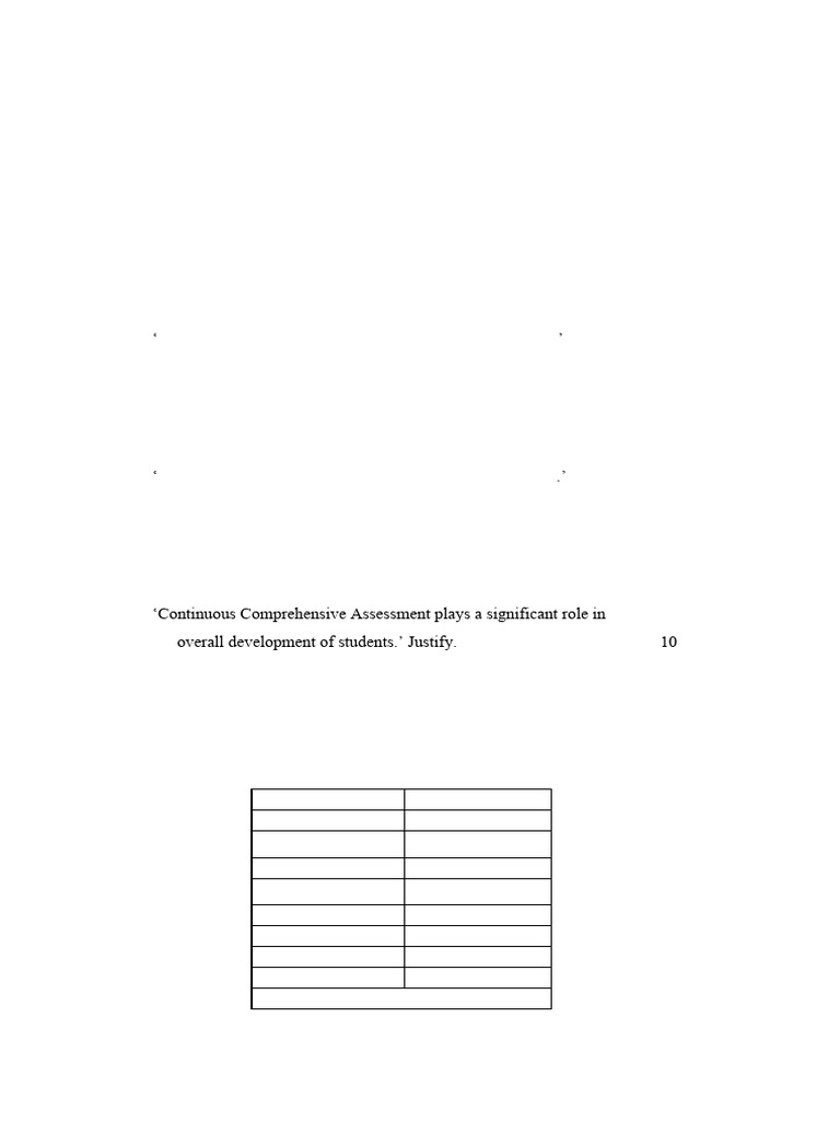 Assessment For Learning 2024 Question Paper | PDF
