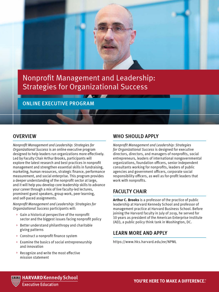 Non Profit Harvard | PDF