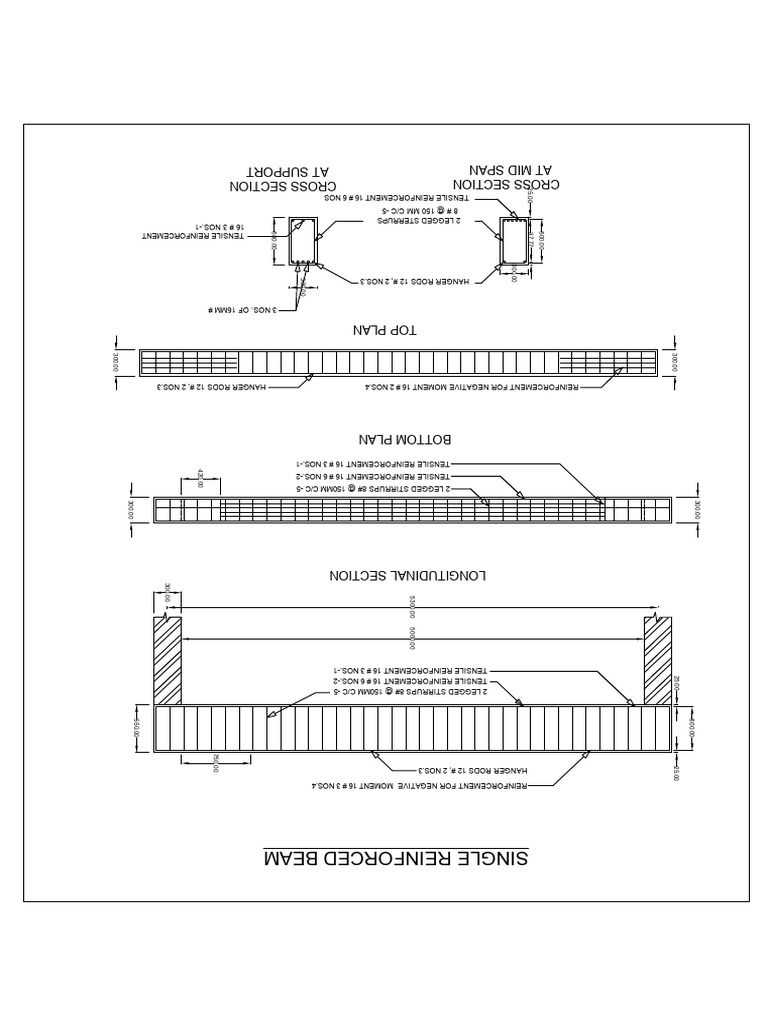 17 Single Reinforced Beam | PDF