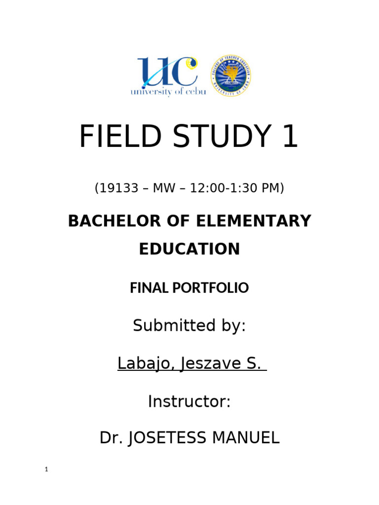 FS 411 Final Portfolio | PDF