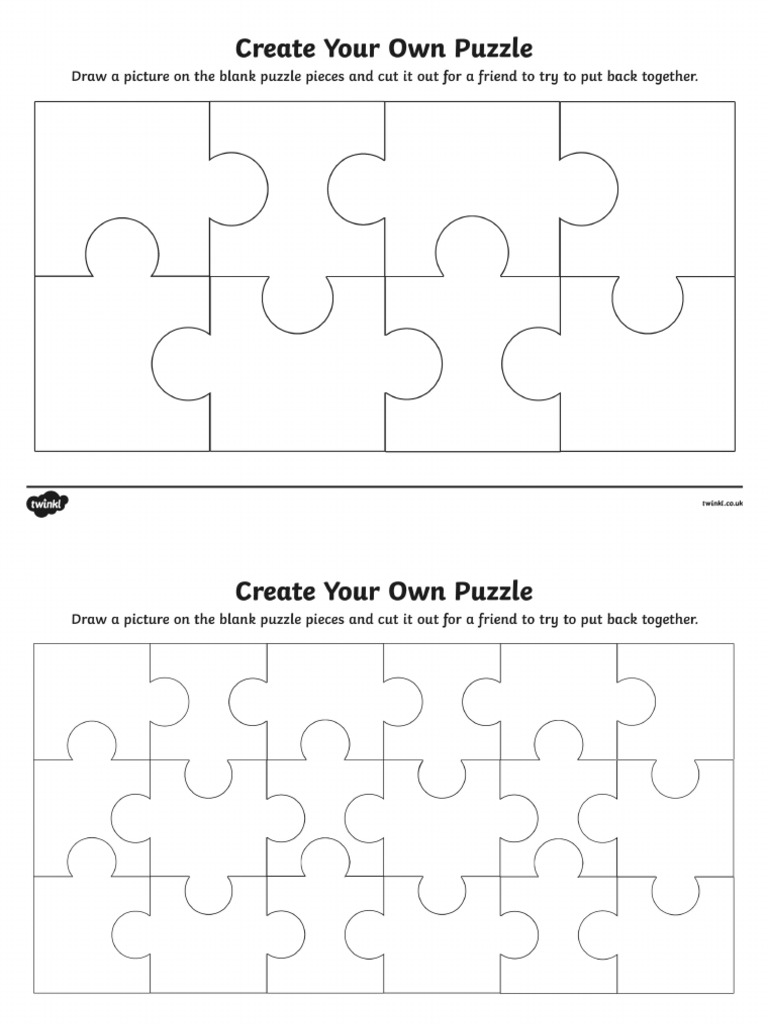 Ca Ad 5 Create Your Own Puzzle Activity Sheet - Ver - 2 | PDF