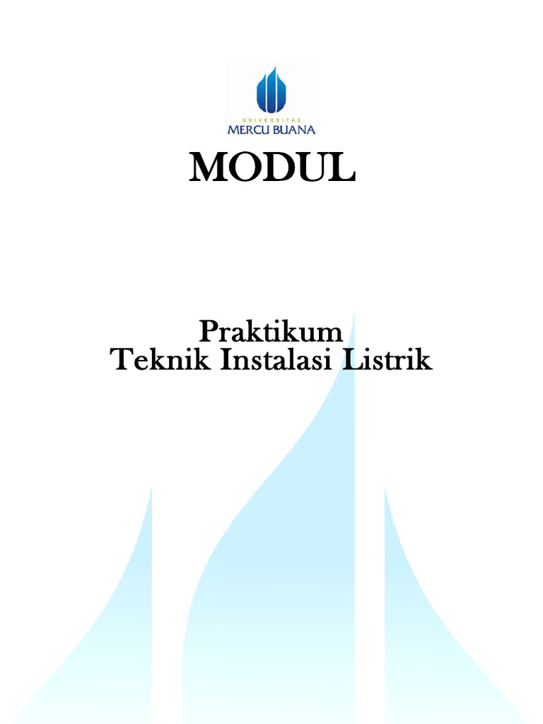 Modul Praktikum Teknik Instalasi Listrik | PDF