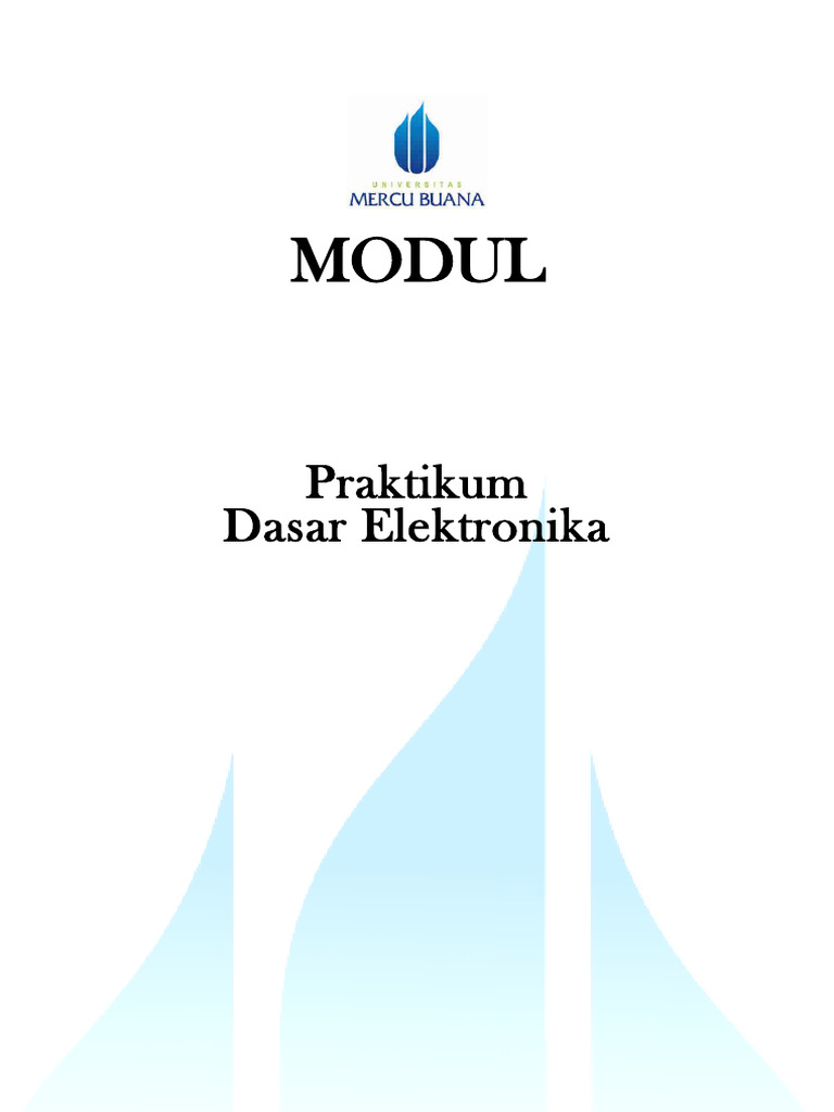 Modul Praktikum Dasar Elektronika | PDF