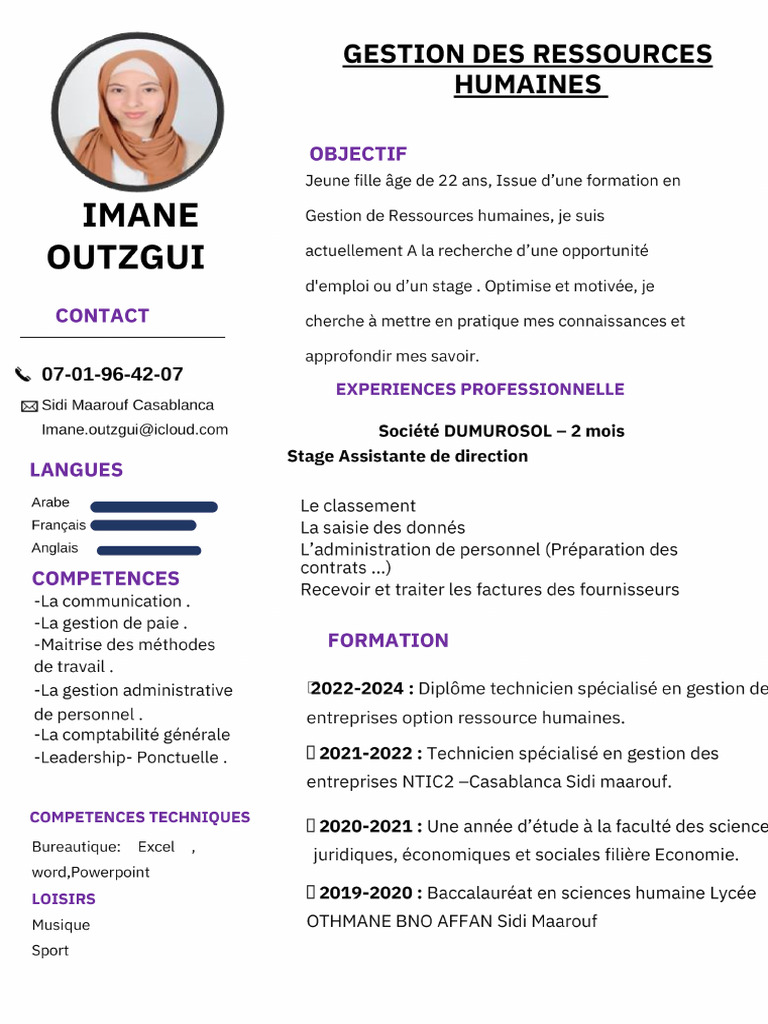 Imane Outzgui PDF | PDF