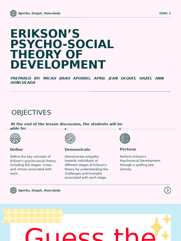 Educ1 - Erikson | PDF