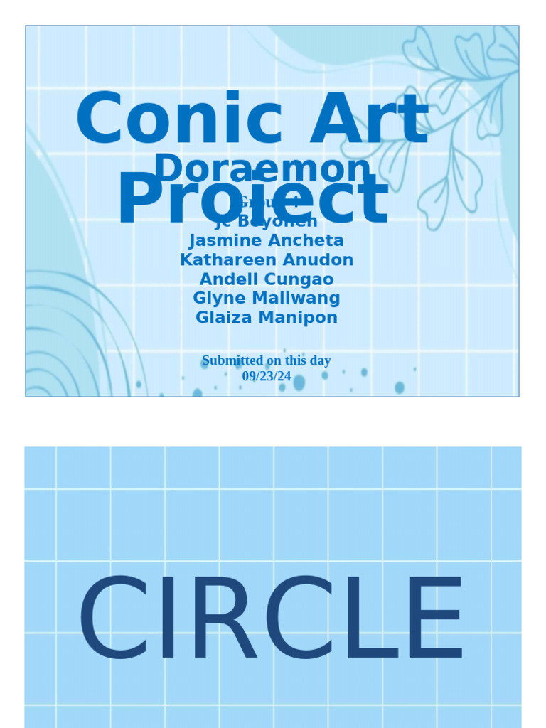 Conic Art Oroject | PDF