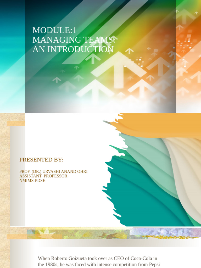 Module 1 Managing Teams-2 | PDF