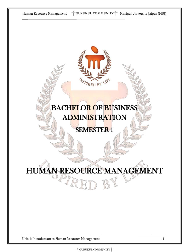 Human Resource Management | PDF