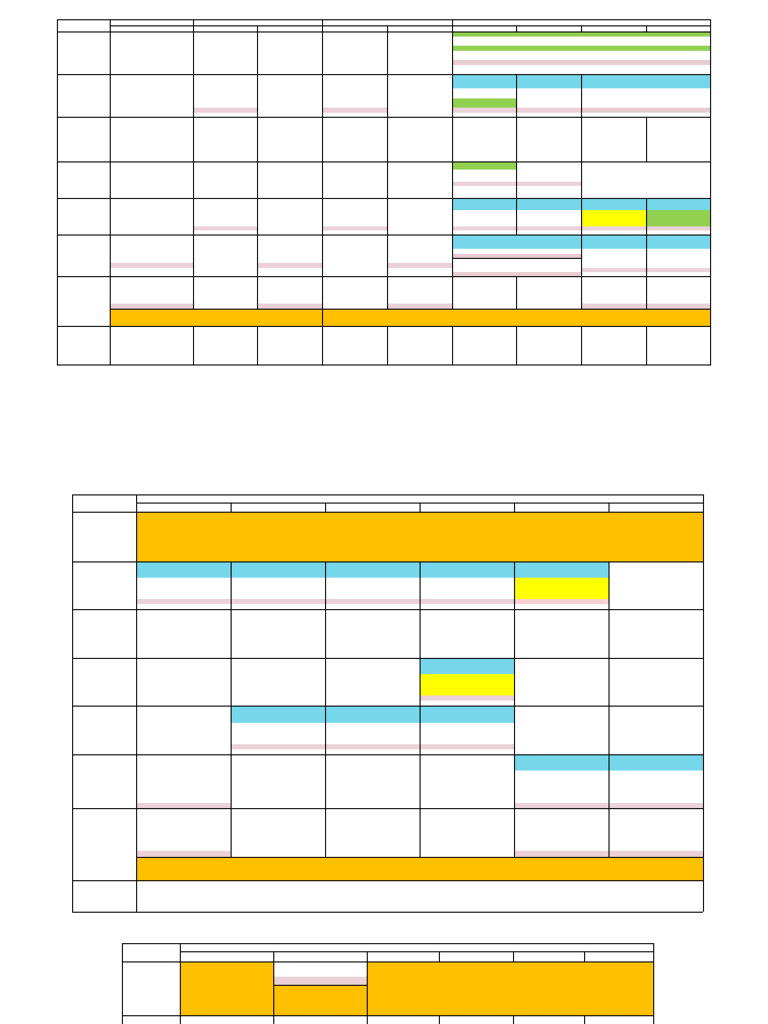 TIMETABLE - 30th September To 6th October 2024 PDF | PDF