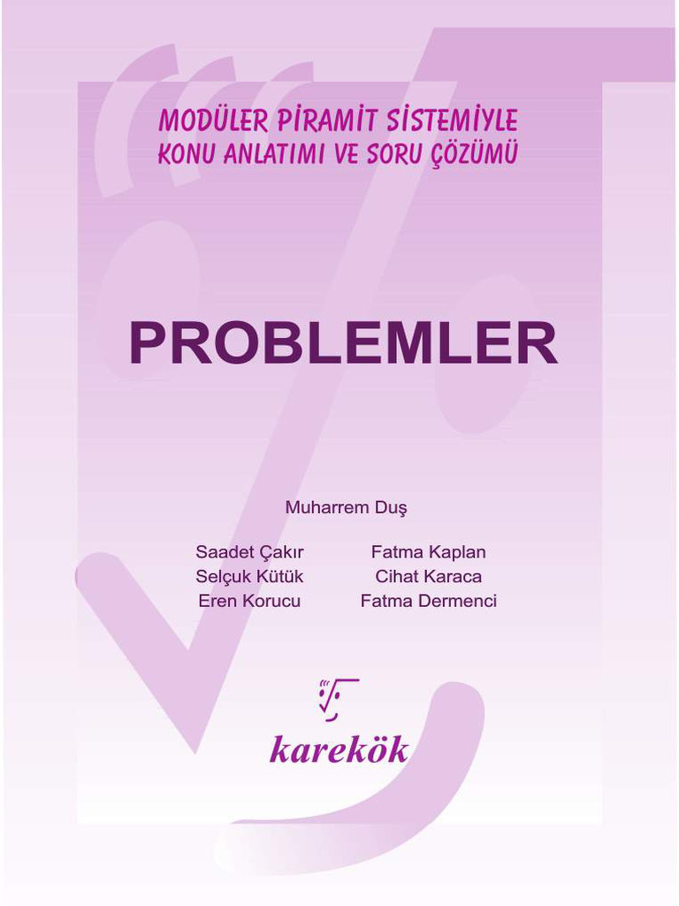 Karekök TYT MPS Problemler PDF-compressed | PDF