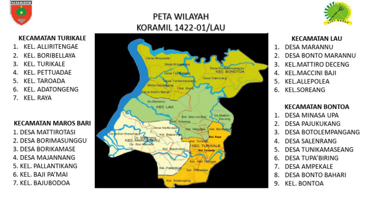 Peta Wilayah Lau | PDF