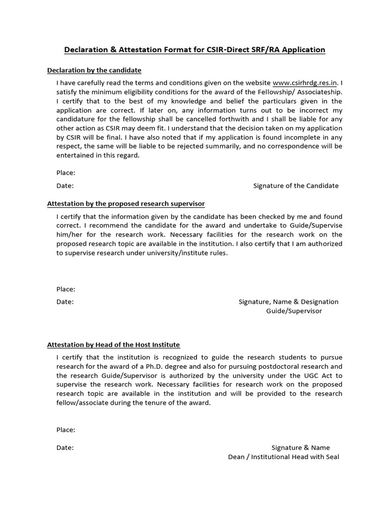 Undertaking SRF RA | PDF