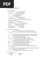 International Indian School, Dammam CLASS-1 GK Revision Worksheet | PDF ...