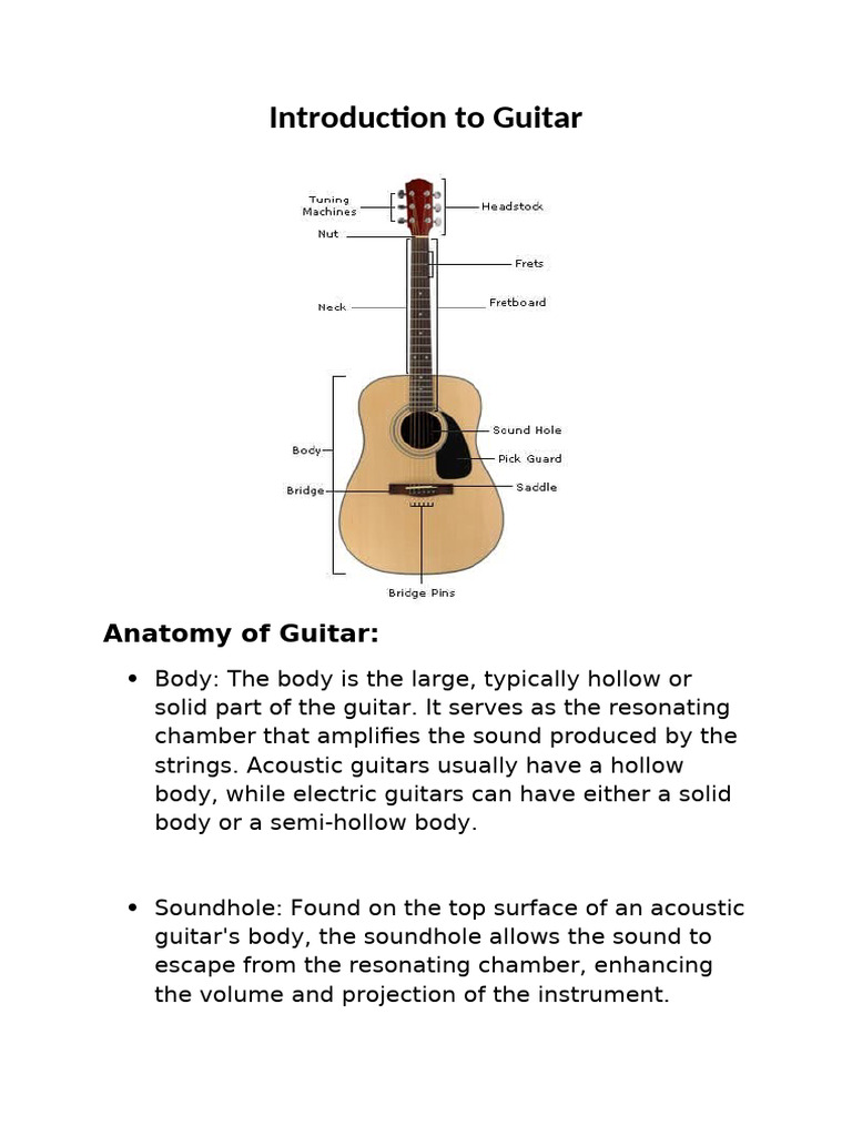 Introduction To Guitar | PDF