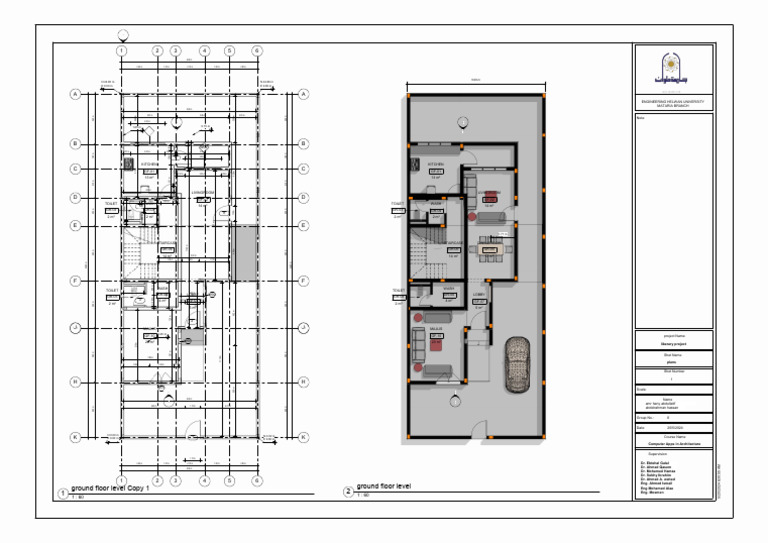 villa ground floor plan | PDF
