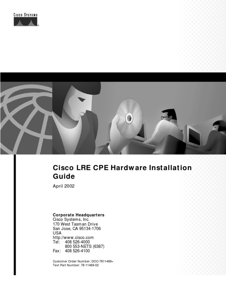 Cisco LRE CPE Hardware Installation Guide: April 2002 | PDF | Customer ...