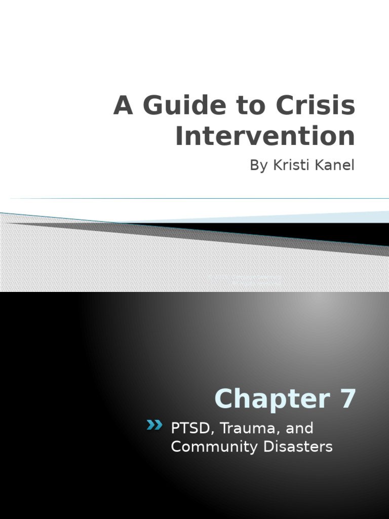Kanel Crisis Intervention 5e PPTs Chapter 7 | PDF