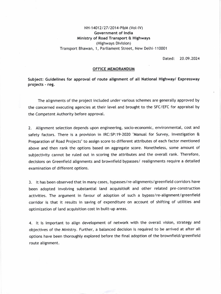 Circular For Alignment Approval | PDF