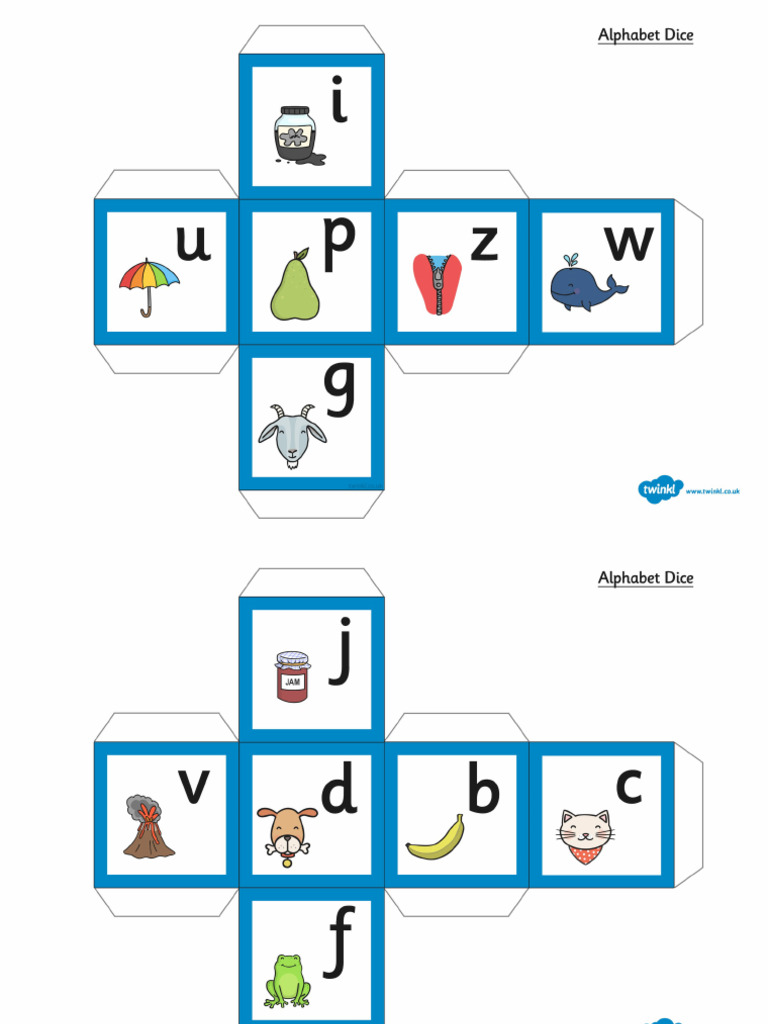 Alphabet Dice | PDF