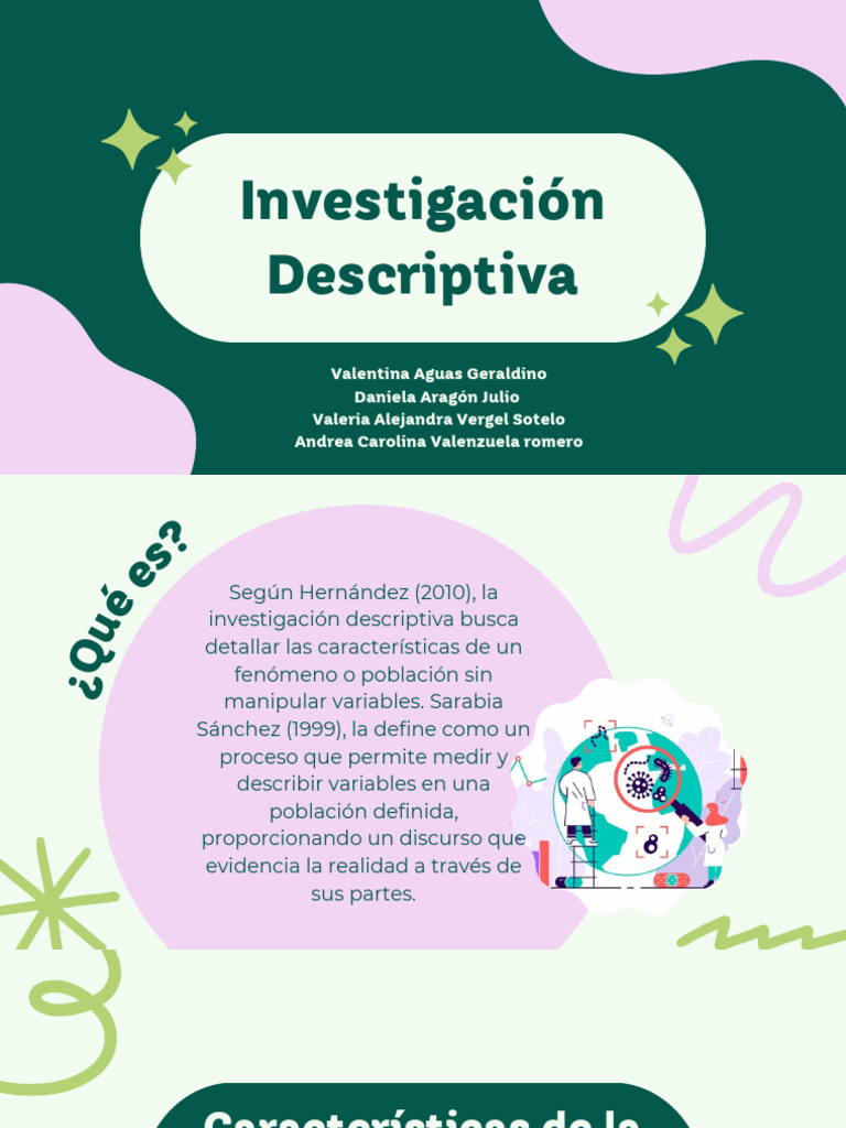 Investigación Descriptiva | PDF