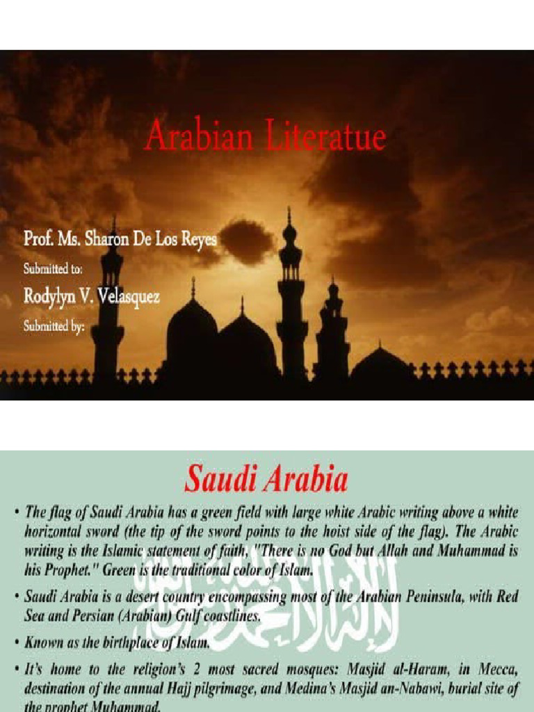 Arabian Literature | PDF