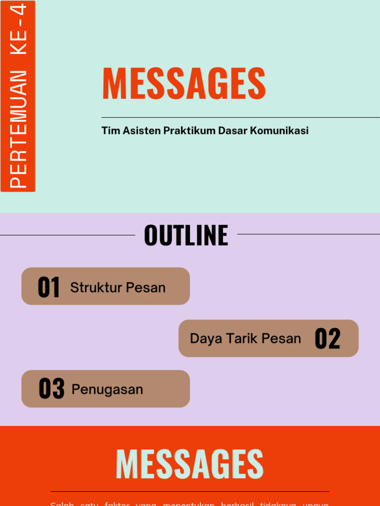 TM 4 Messages 2 | PDF