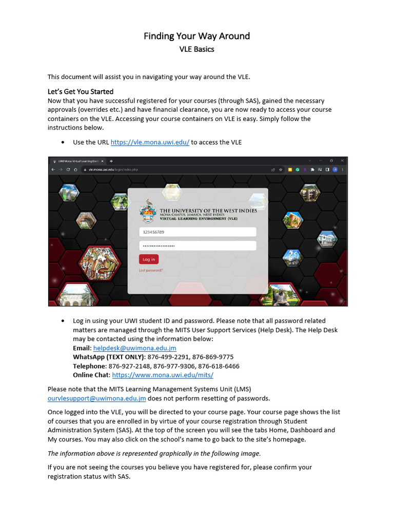 Finding Your Way Around in VLE - Students | PDF
