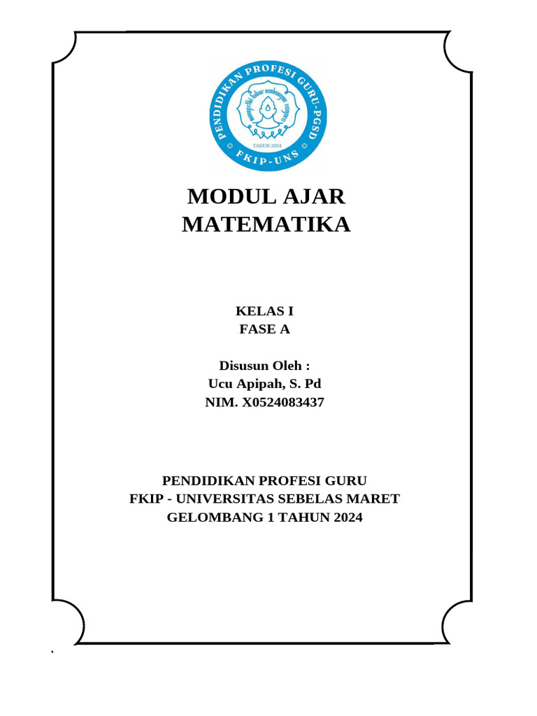 Modul Ajar Kurikulum Merdeka | PDF