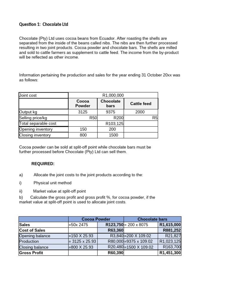 Solutions Week 3 Statistics | PDF | Cocoa Bean | Technology & Engineering