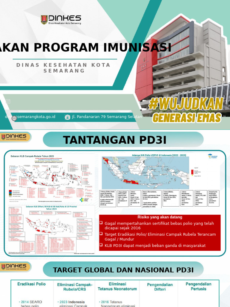 Kebijakan Imunisasi Kota Semarang 19 Agustus 24 | PDF