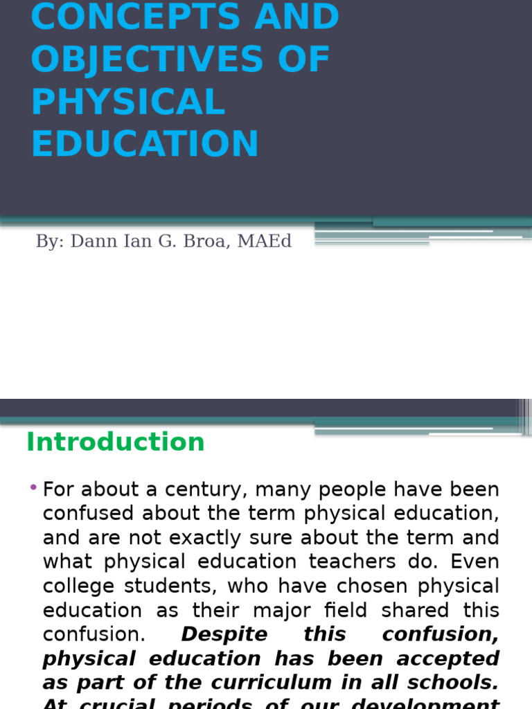 The Nature Concepts and Objectives of Physical 1 | PDF