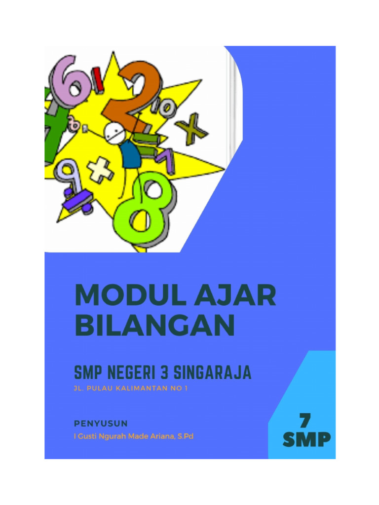 Modul Ajar Matematika (Bilangan) - 2 | PDF